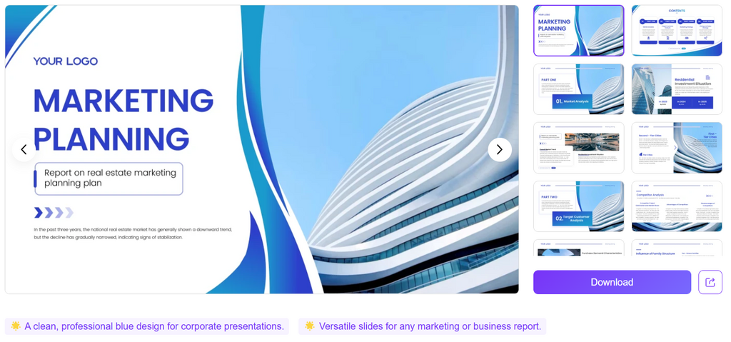 Free PowerPoint Templates for Monthly Marketing Reports | ITD World