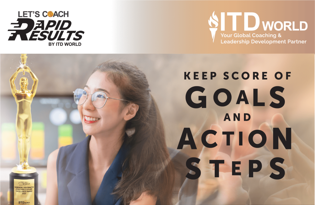 Keep Score of Goals and Action Steps (RR Edition 27) | ITD World