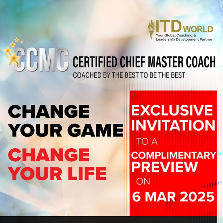 Certified Chief Master Coach (CCMC) | ITD World